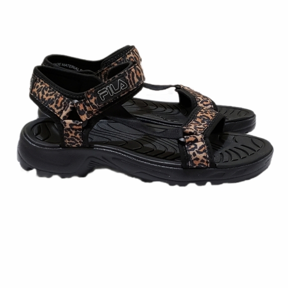 Fila | Shoes | Fila Andros Leopard Print Sandals | Poshmark